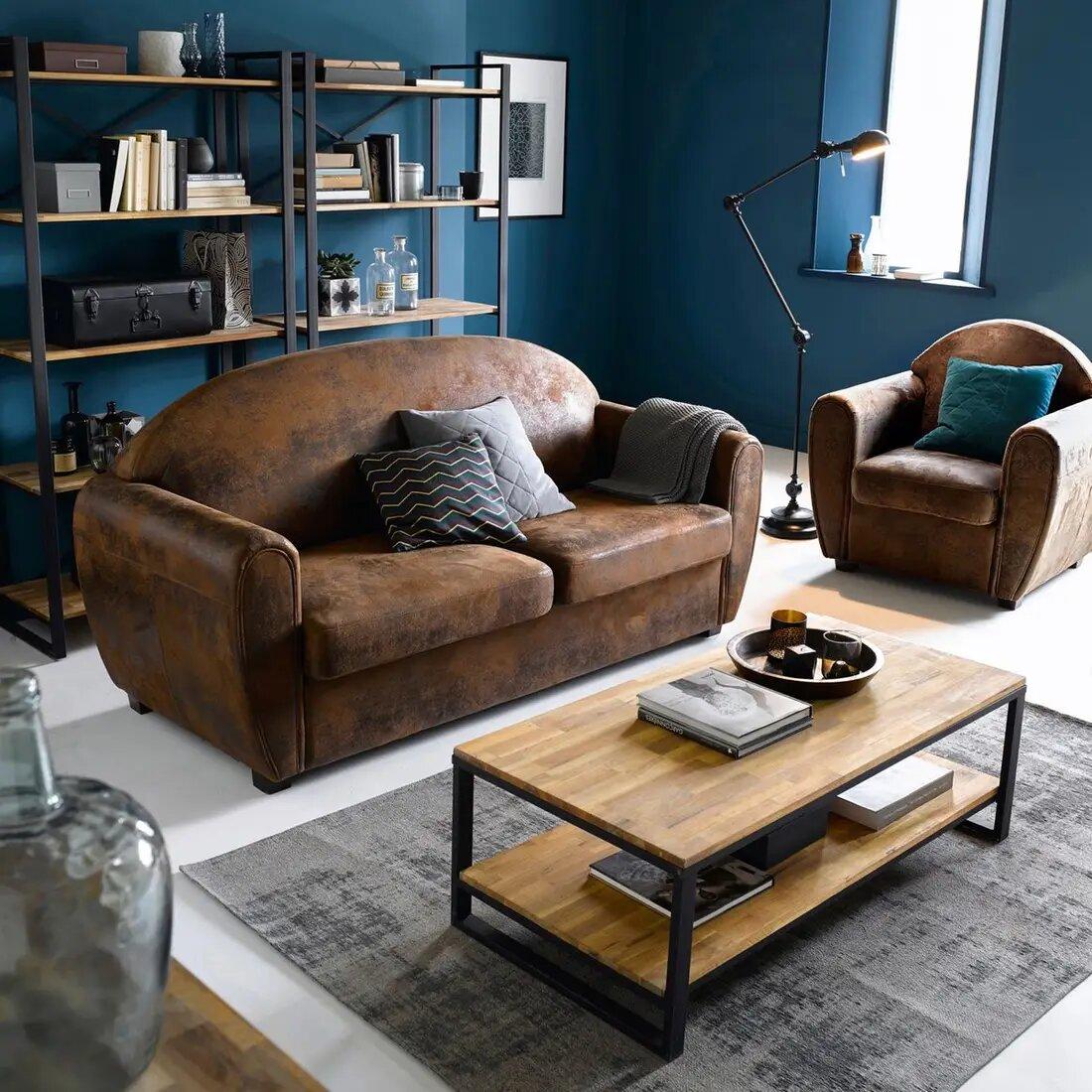 Déco avec un canapé chocolat : 21 idées à découvrir