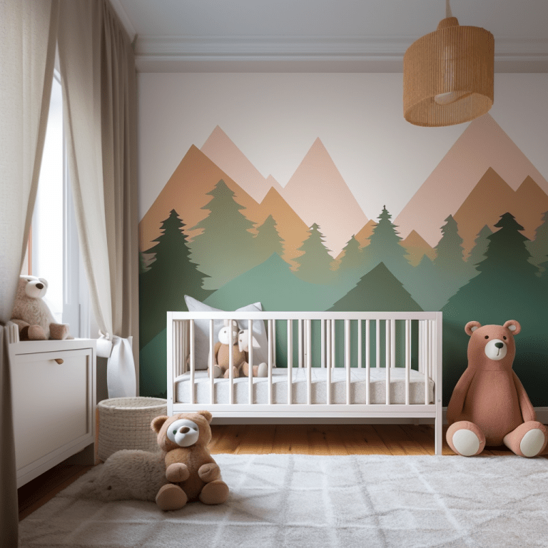 Peinture montagne chambre : 16 idées pour votre enfant