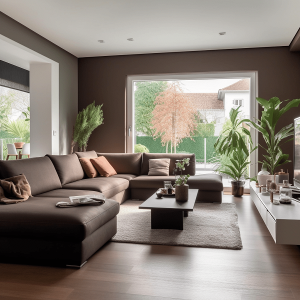 Déco avec un canapé chocolat : 21 idées à découvrir