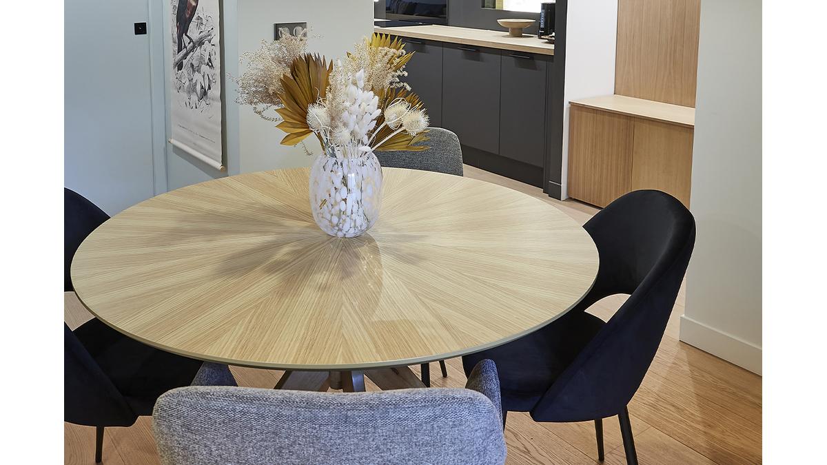 Table ronde pied central : 9 modèles pour la salle à manger