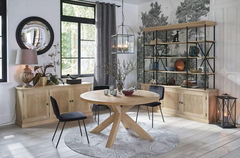 Table ronde pied central : 9 modèles pour la salle à manger