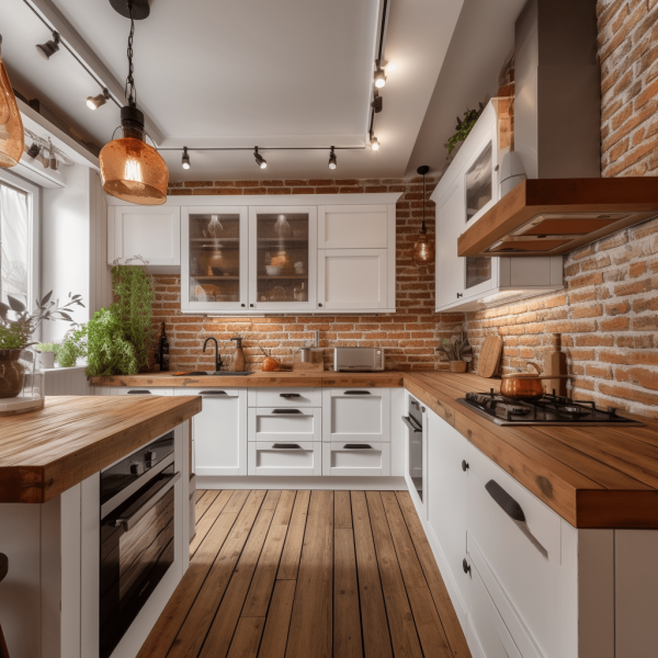 Cuisine blanche et bois : nos 22 idées déco et tendances