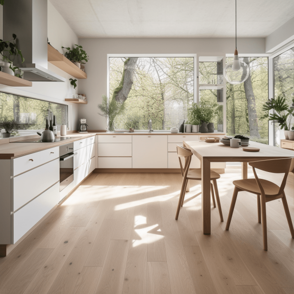 Cuisine blanche et bois : nos 22 idées déco et tendances
