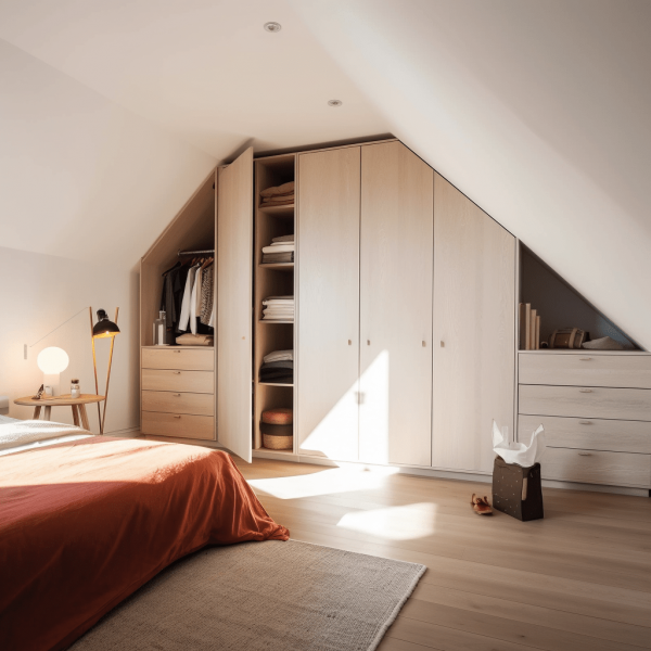 Dressing et placard sous pente : 8 idées à copier