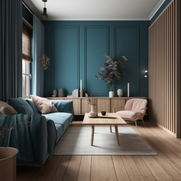 Salon bleu canard : 24 idées pour intégrer cette couleur