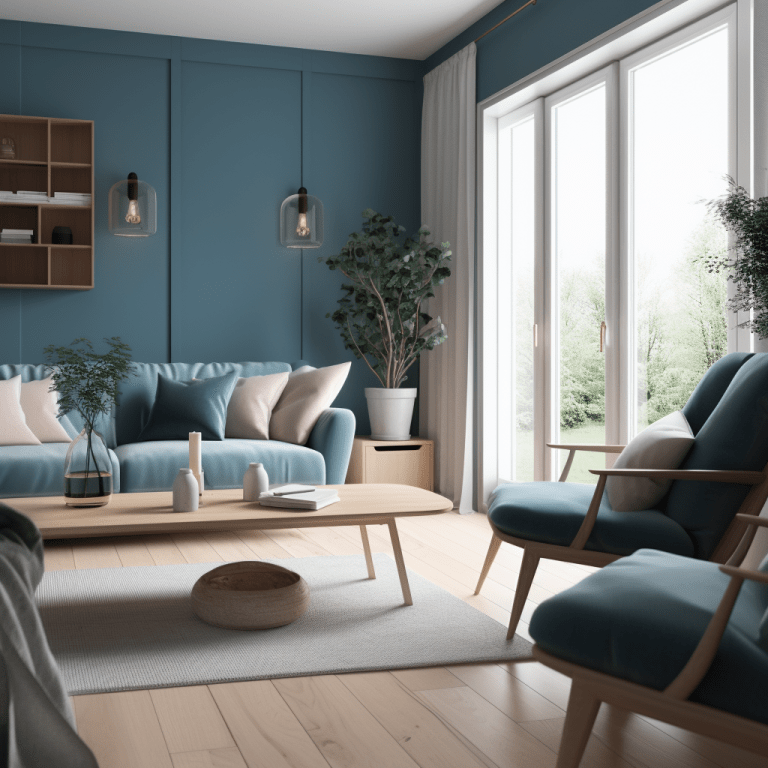 Salon bleu canard : 24 idées pour intégrer cette couleur