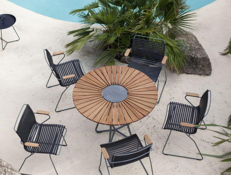 Table de jardin ronde : 13 modèles pour votre extérieur
