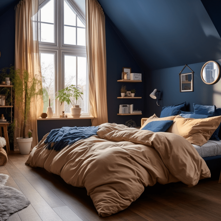 Chambre bleu nuit : 18 idées déco pour une ambiance calme