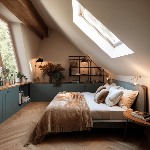 Chambre mansardée : 17 idées et conseils pour l'aménager