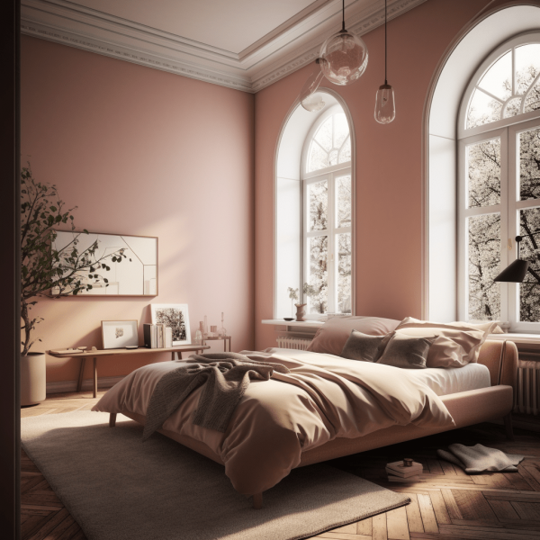 Chambre rose poudré : 13 exemples tendances pour s'inspirer