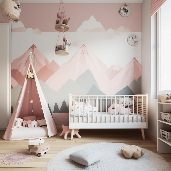 Chambre bébé fille : 16 idées et exemples à découvrir