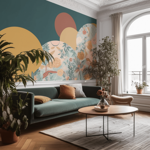 Papier peint graphique : comment l'intégrer dans sa déco