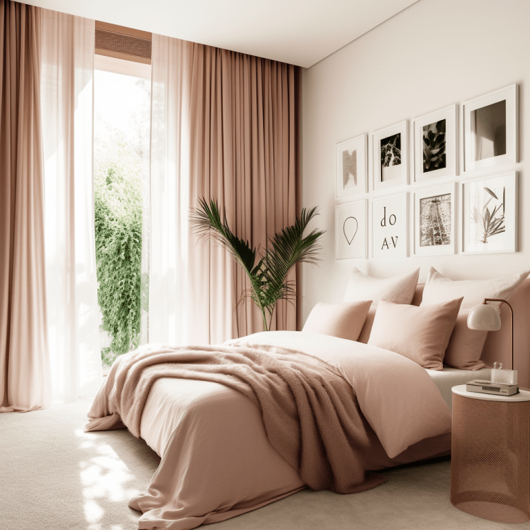 Chambre rose poudré : 13 exemples tendances pour s'inspirer