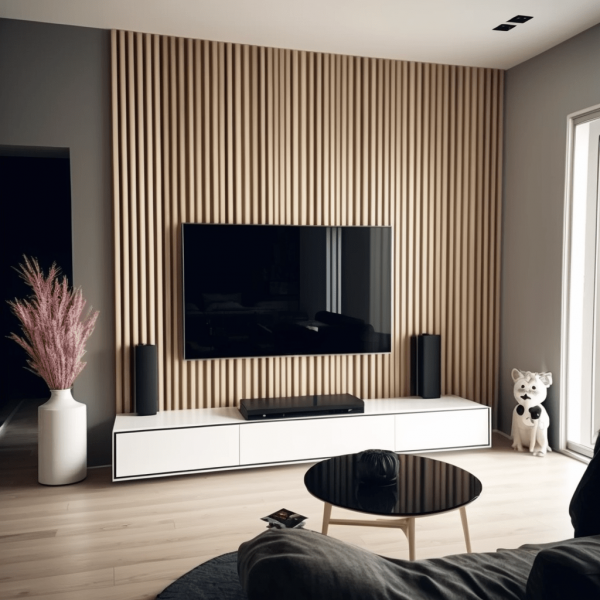 Déco mur TV en bois : 14 idées tendances et pratiques