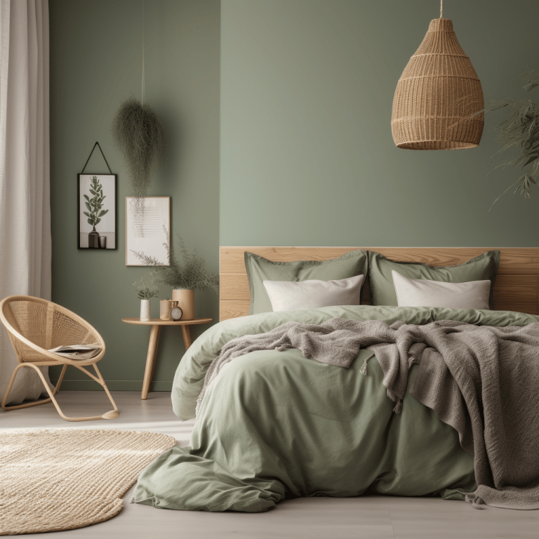 Chambre vert sauge : 13 idées tendances et déco à copier