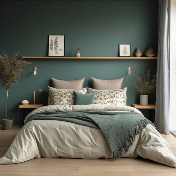 Chambre verte : 23 idées, exemples et inspirations déco