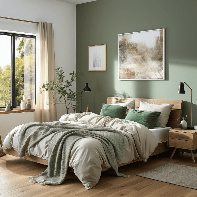 Chambre verte : 23 idées, exemples et inspirations déco