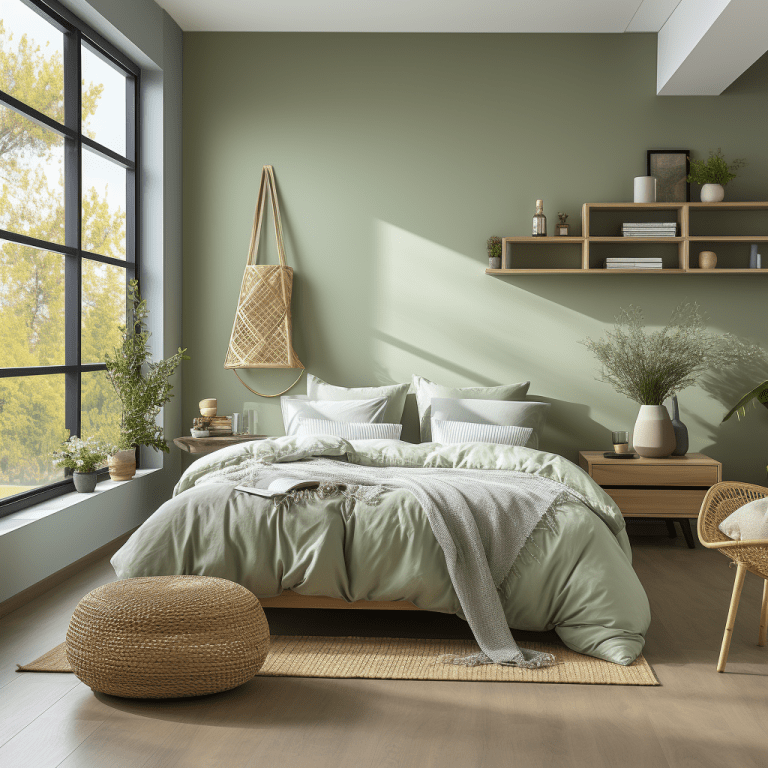 Chambre verte : 23 idées, exemples et inspirations déco