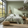 Chambre verte : 23 idées, exemples et inspirations déco