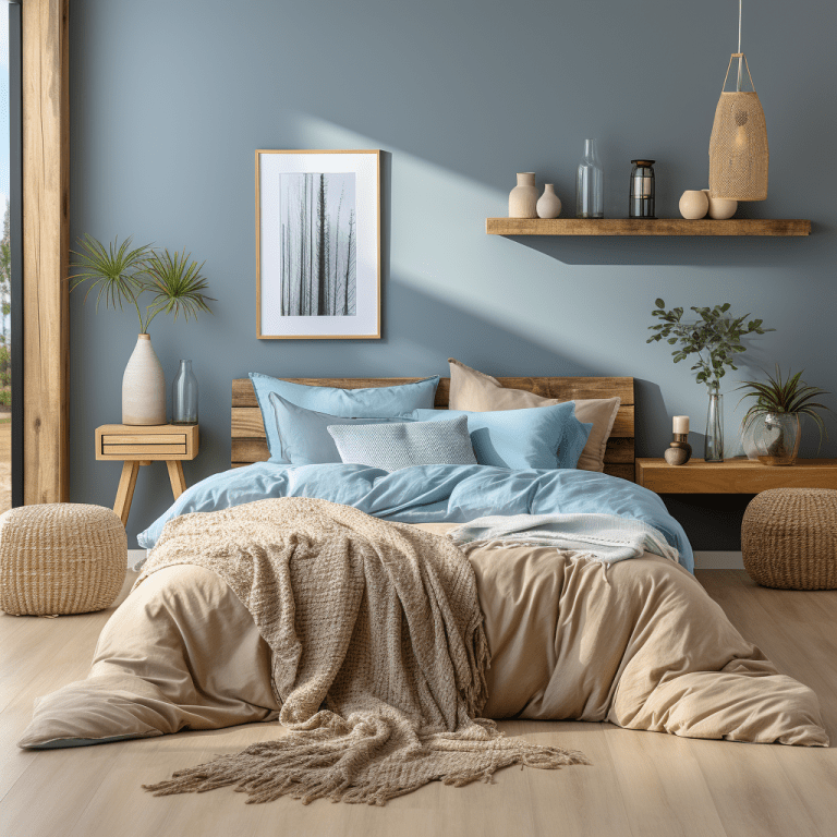 Chambre bleue : 19 idées tendances et déco pour votre espace