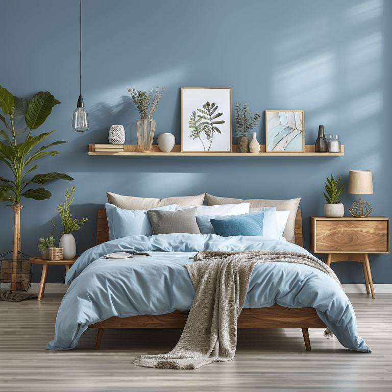 Chambre bleue : 19 idées tendances et déco pour votre espace
