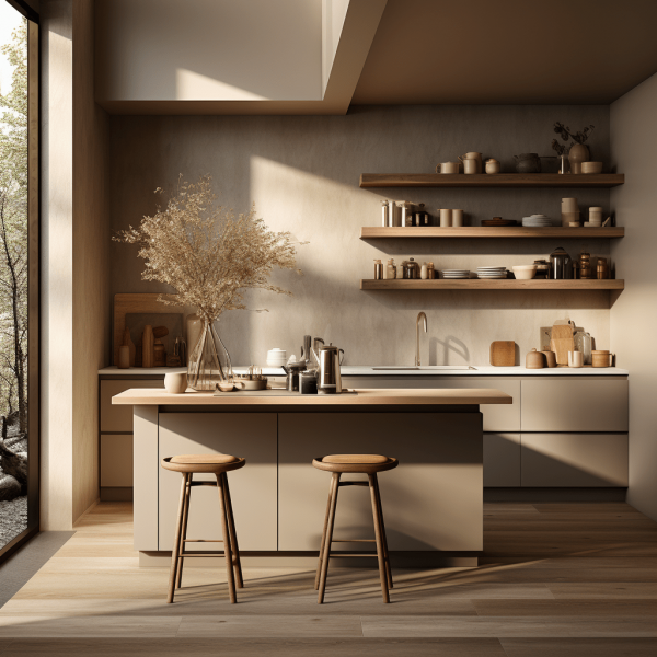 Cuisine beige : 15 idées tendances et déco à découvrir