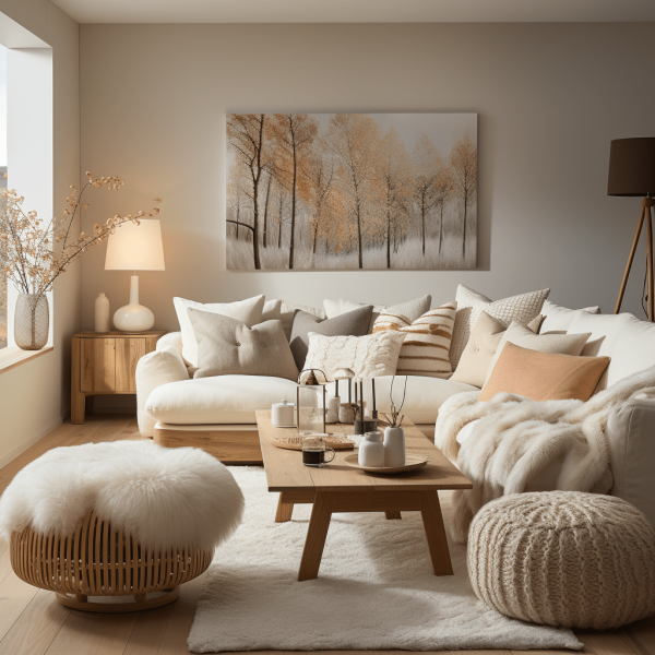 Salon beige : 15 idées pour une déco cosy et tendance