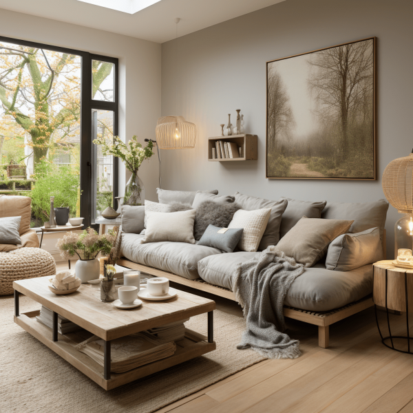 Salon beige : 15 idées pour une déco cosy et tendance