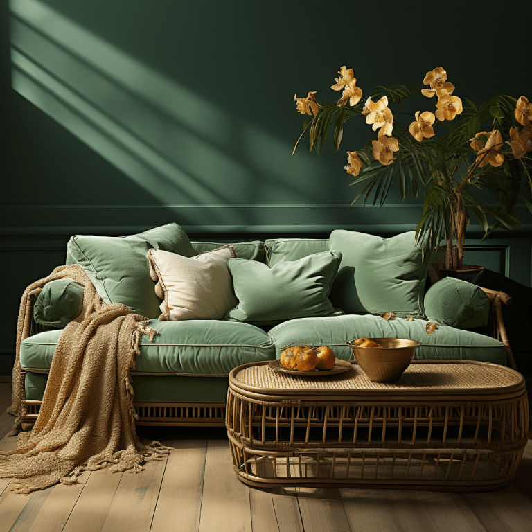 Salon vert : 17 idées déco pour créer une ambiance nature