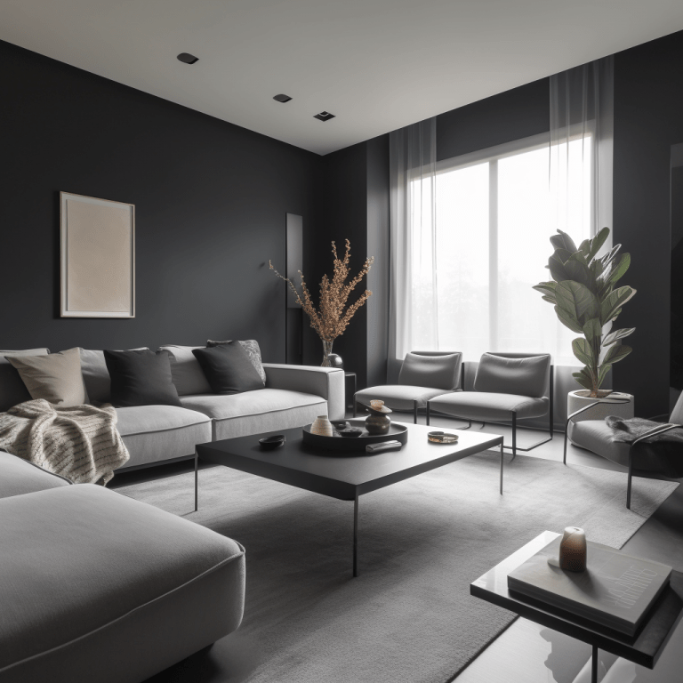 Salon gris anthracite : 23 idées tendances et déco à copier