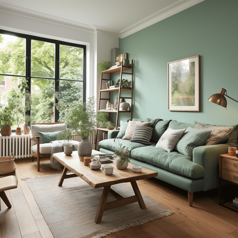 Salon vert : 17 idées déco pour créer une ambiance nature