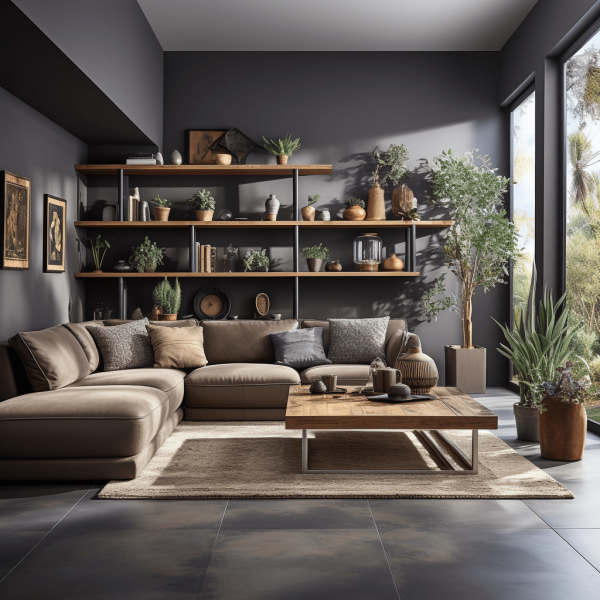 Salon gris anthracite : 23 idées tendances et déco à copier