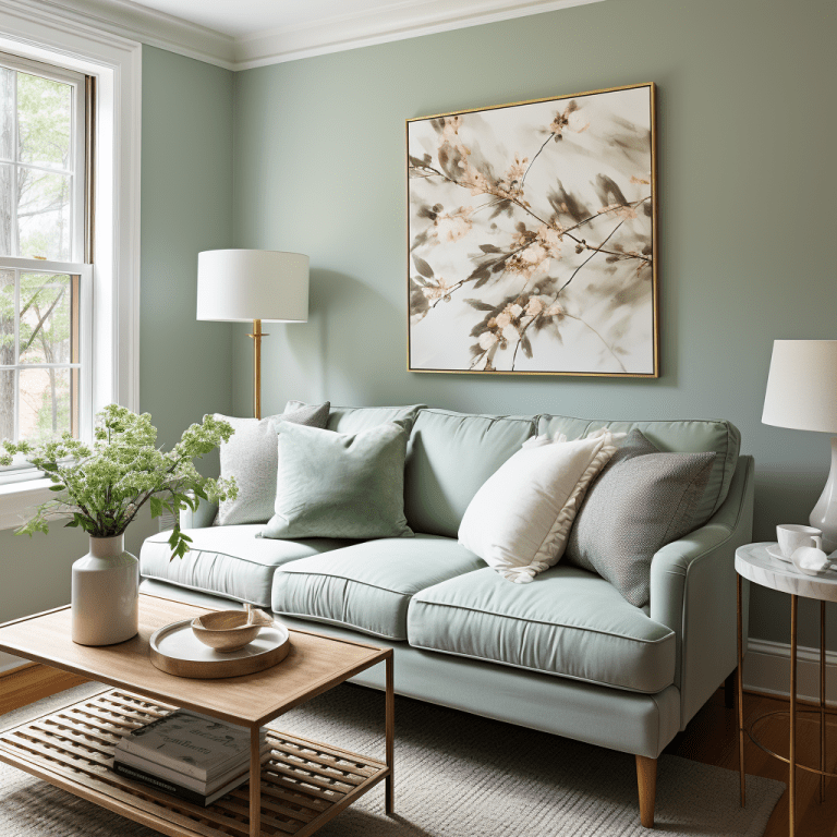 Salon vert d'eau : 15 idées tendances pour un intérieur zen