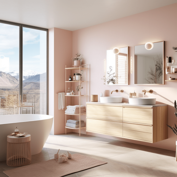Salle de bain rose poudré : 15 idées tendances à copier ! 🌸