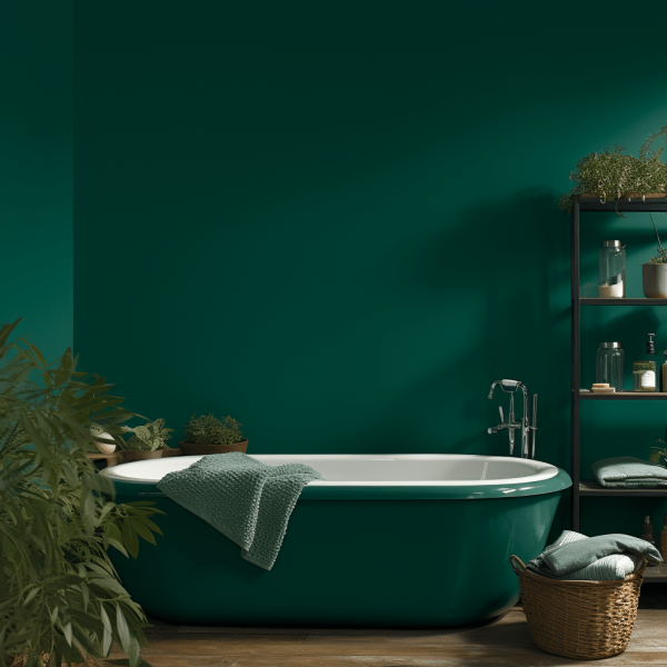 Salle de bain vert emeraude : 10 idées déco en image