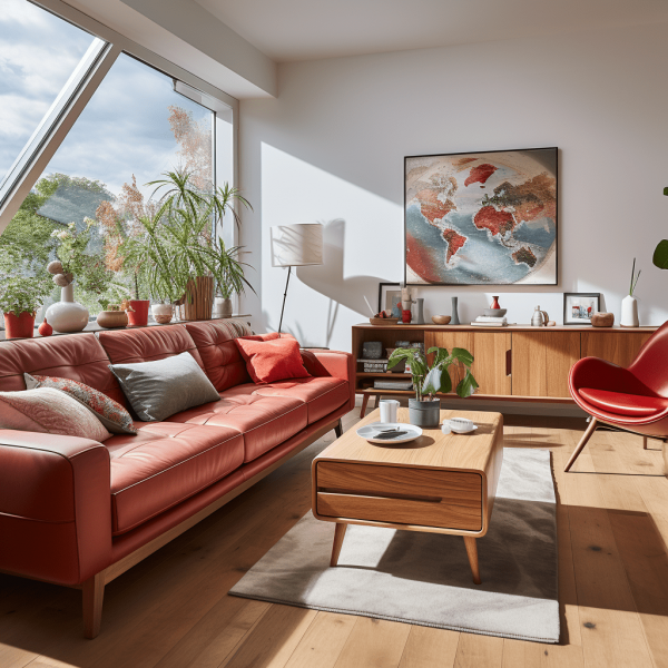 Salon rouge : 25 idées ultra tendances avec cette couleur