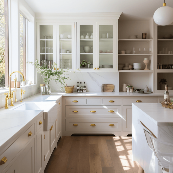 Cuisine blanche : 19 idées et inspirations tendances