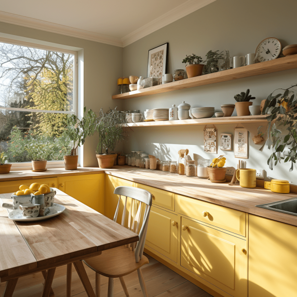 Cuisine jaune : 18 idées déco pour une cuisine lumineuse 💛