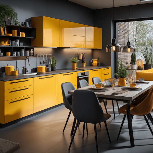 Cuisine jaune : 18 idées déco pour une cuisine lumineuse 💛