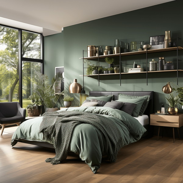 Chambre vert foncé : nos 10 idées pour une déco réussie