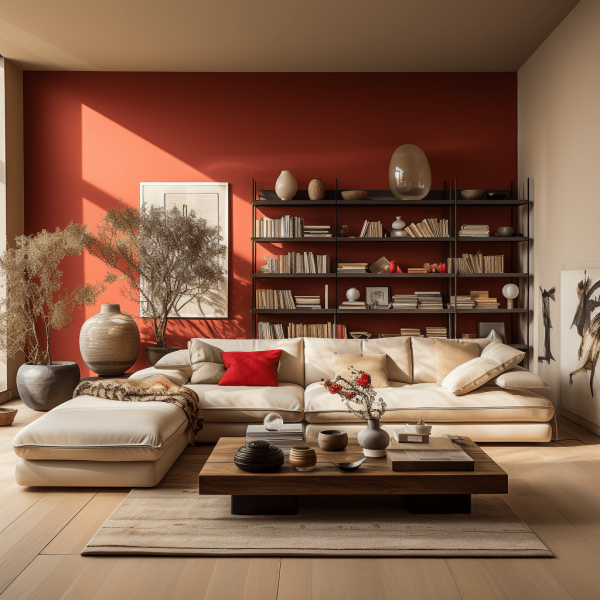 Salon rouge : 25 idées ultra tendances avec cette couleur