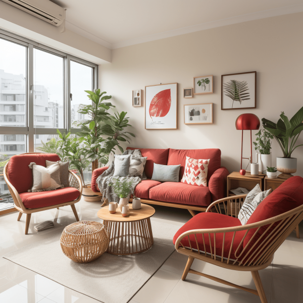 Salon rouge : 25 idées ultra tendances avec cette couleur